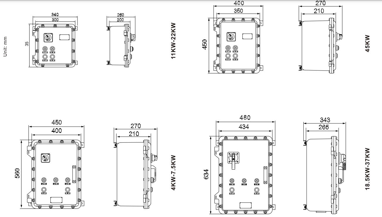 Venas EX-PD61-QD Hộp điều khiểm phòng nổ - KHANH AN EQUIPMENT ...