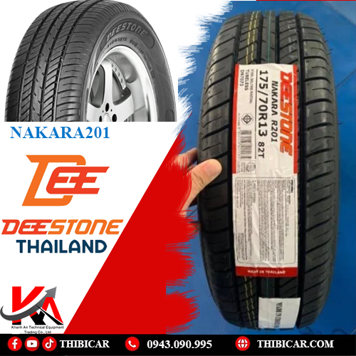 Lốp 175/70R13 Deestone NAKARA R201 (Thái Lan) - KHANH AN EQUIPMENT ...